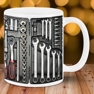 Mechanic Gift, Wrench Mug, Auto Mechanic Gifts, Car Mechanic, Handyman ...