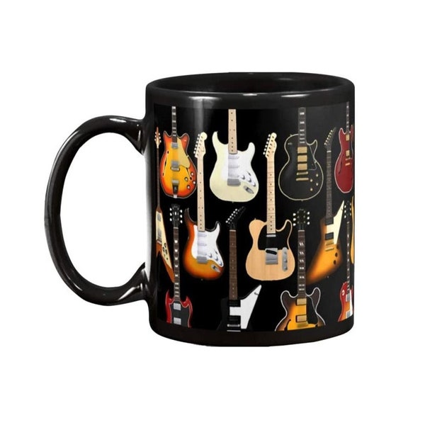 Guitars Coffee Mugs - Etsy UK