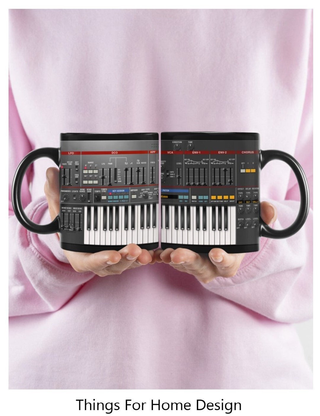Synthesizer Coffee Mug, Synthesizer Black Machine Mugs, Synthesizer ...