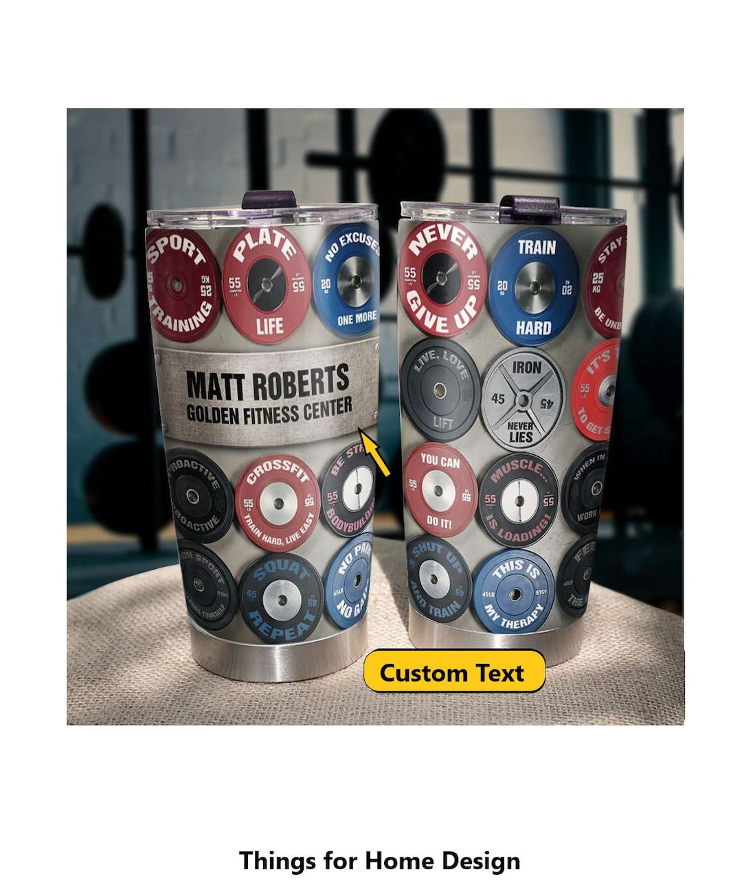 Weightlifting Tumbler, Bodybuilding Tumbler, Tumbler Gifts for Men ...
