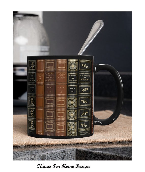Book Coffee Mug, Book Lover Gift, Bookish Gifts, Librarian, 60% OFF