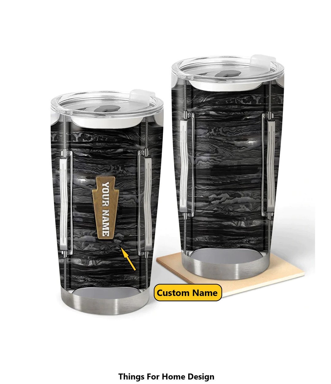 Custom Name Drum Tumbler, Drummer Gift Idea, Gift for Drummer, Music ...