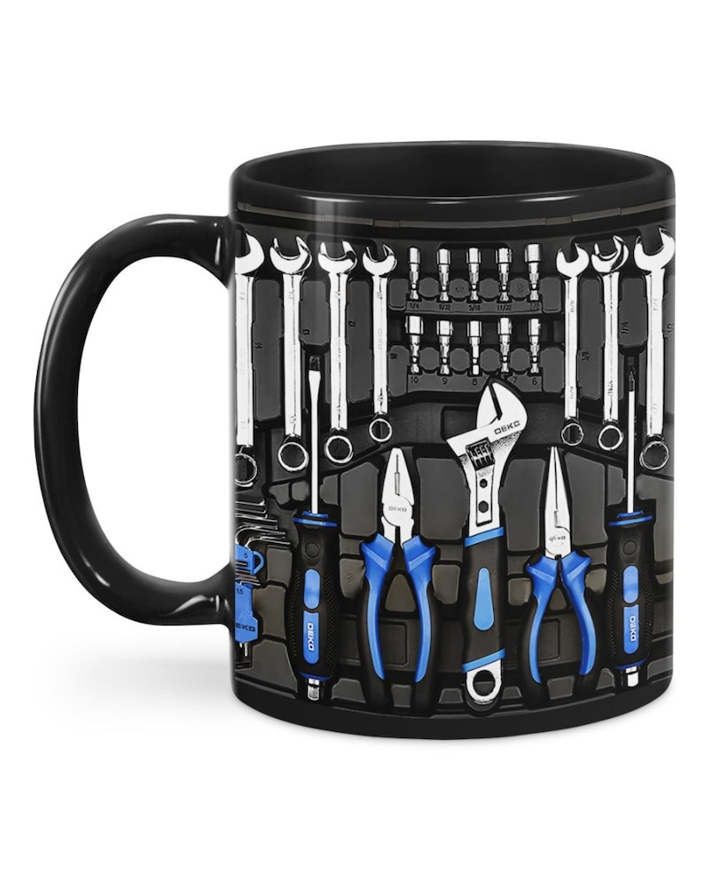 Mechanic Coffee Mug, Mechanic Toolbox Set Mugs, Car Mechanic, Handyman ...