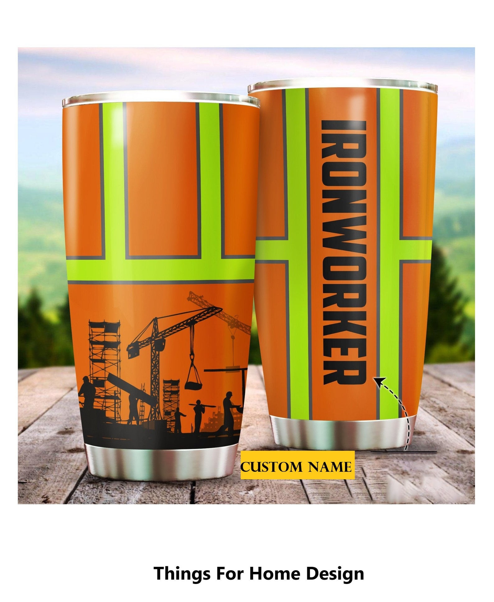 Personalized Tumbler, Ironworker Tumbler, Mechanic Tumbler, Gift for ...