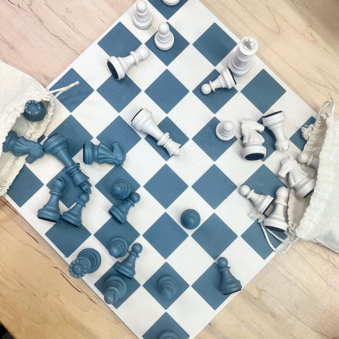 Chess Board Set | Handmade Chess Board With Pieces | Wedding Gift ...