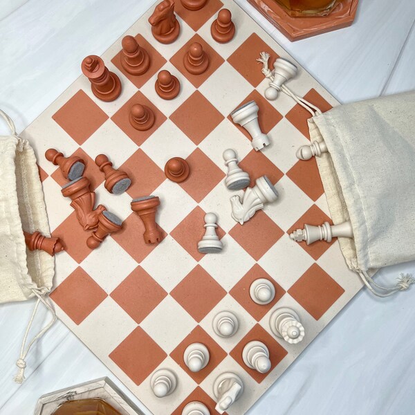 Minimalist Chess Set - Etsy