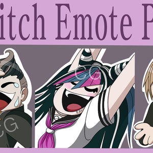 Danganronpa Emote Pack - Etsy