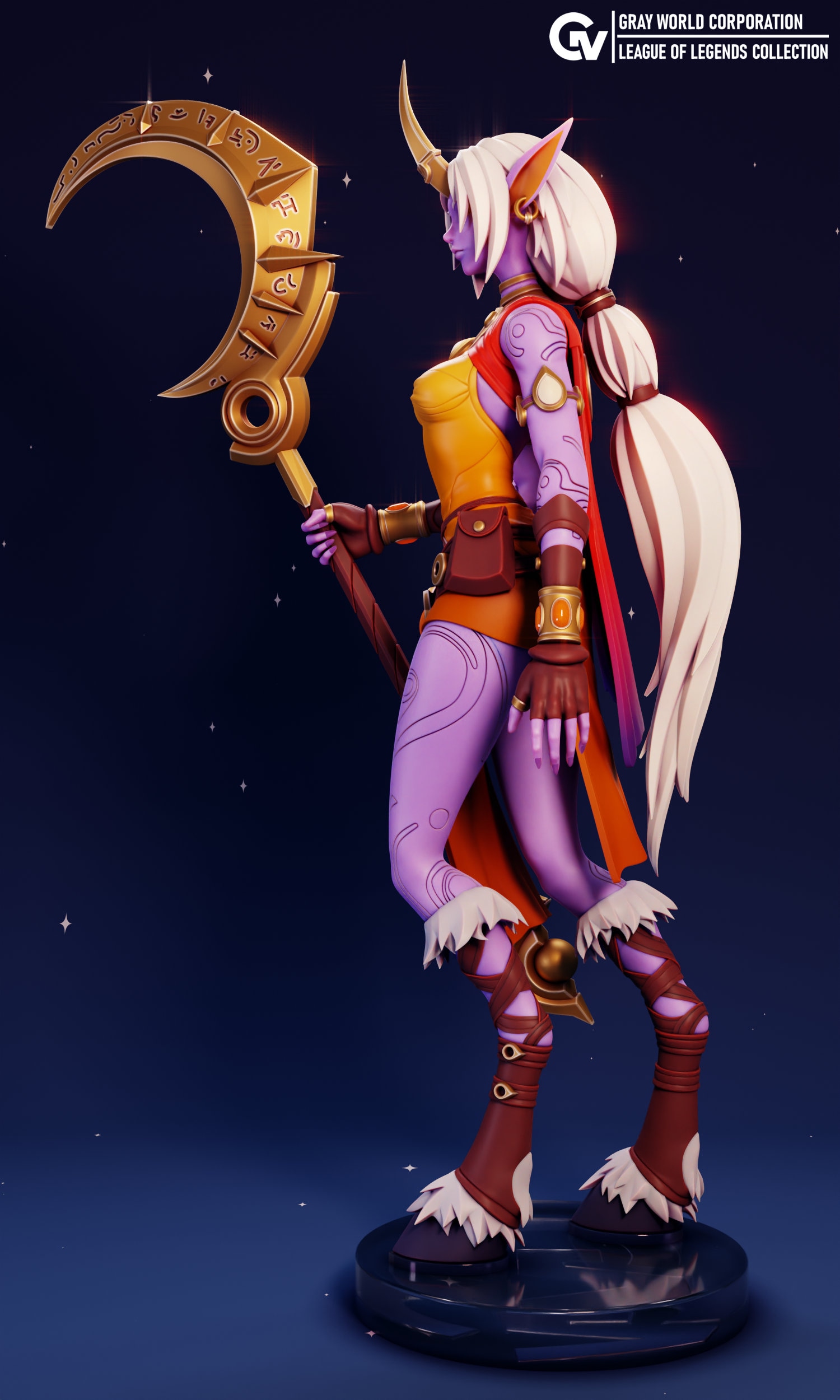 3D Printed Soraka LOL - Etsy