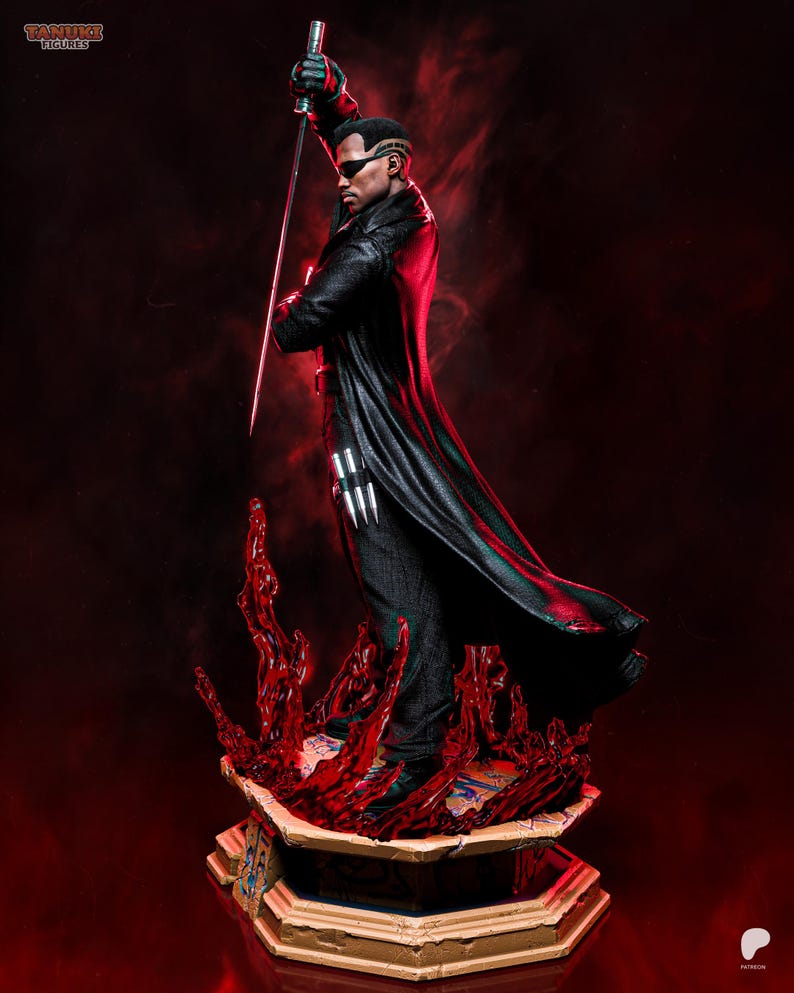 Vampire Hunter - Unpainted 3D Printed Figure Kit - Etsy