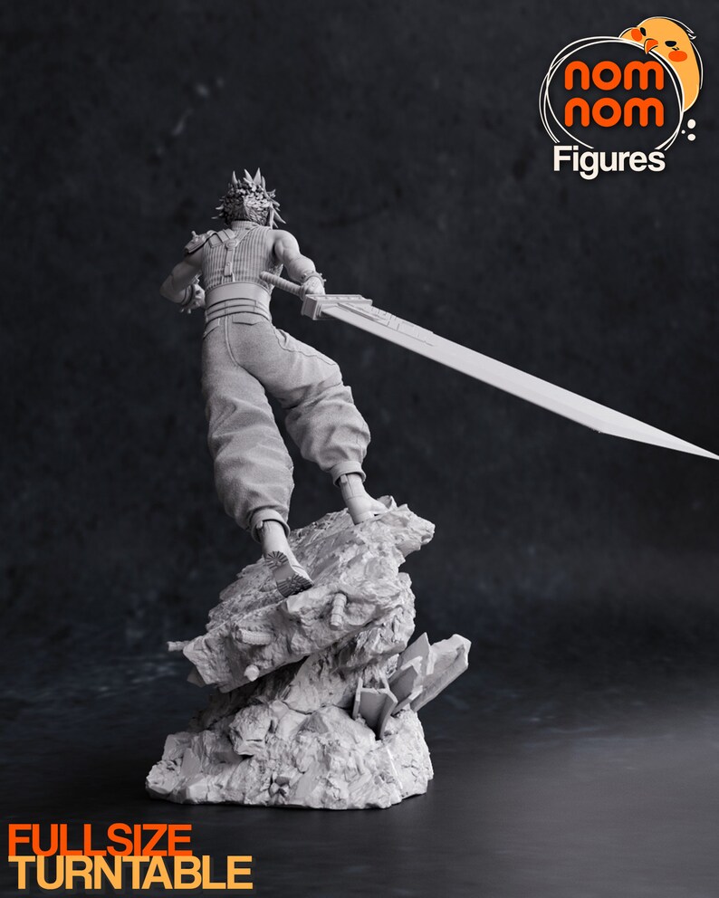 Big Sword Guy - Unpainted 3D Printed Figure Kit - Etsy Canada