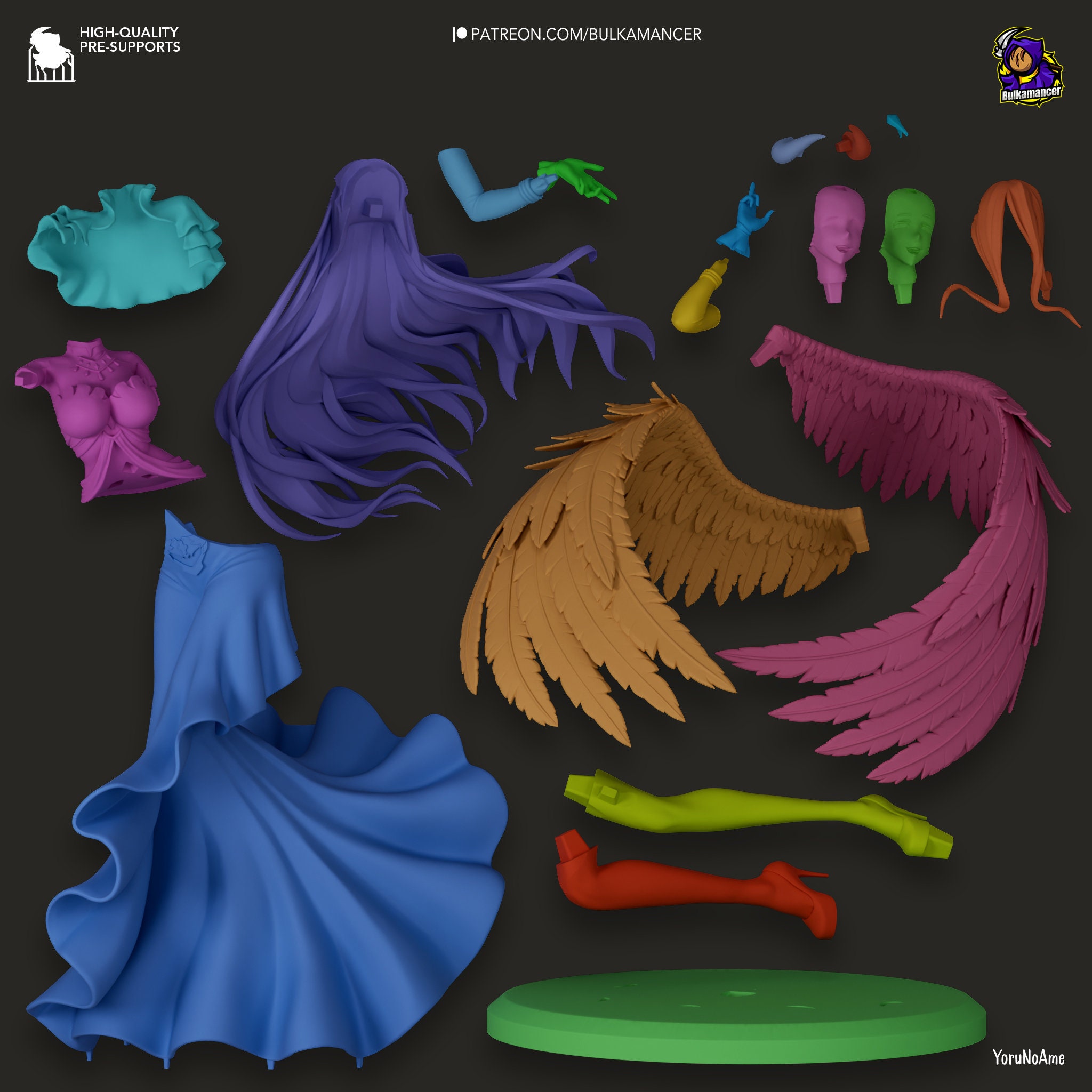 Yandere Secretary Unpainted 8K 3d Figure Kit - Etsy