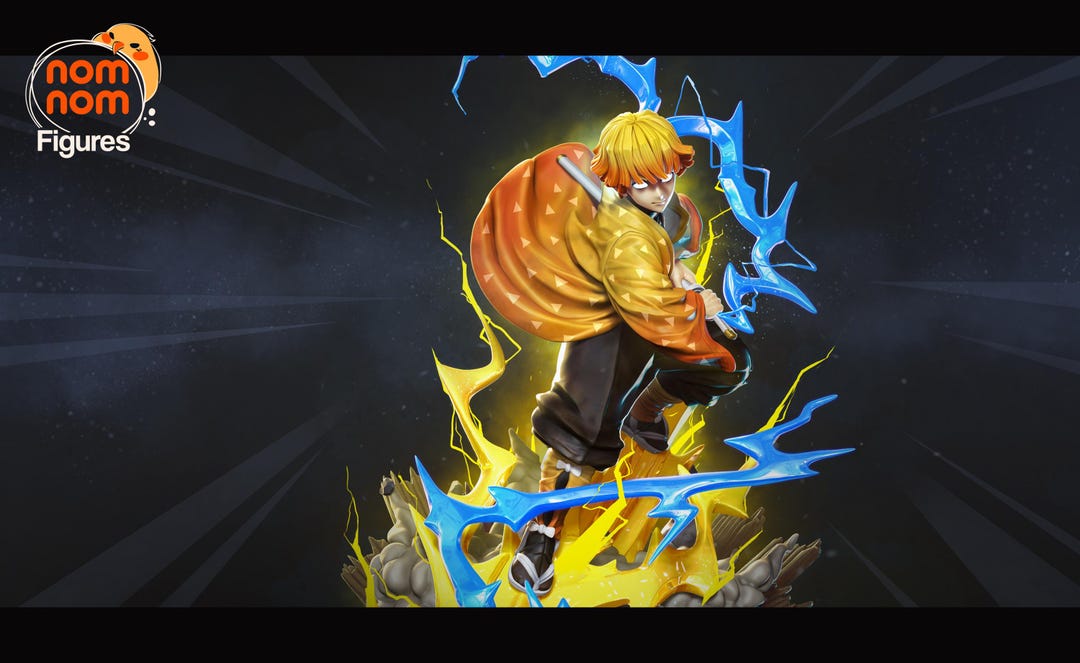 Lightning Samurai Unpainted 3D Printed Figure Kit - Etsy