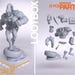 Worm Man - Unpainted 3D Printed Figure Kit - Etsy