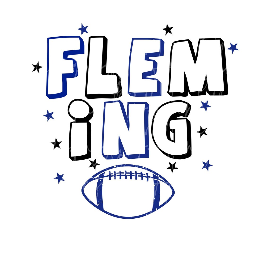 Fleming Football Png Fleming Digital Download Png for - Etsy