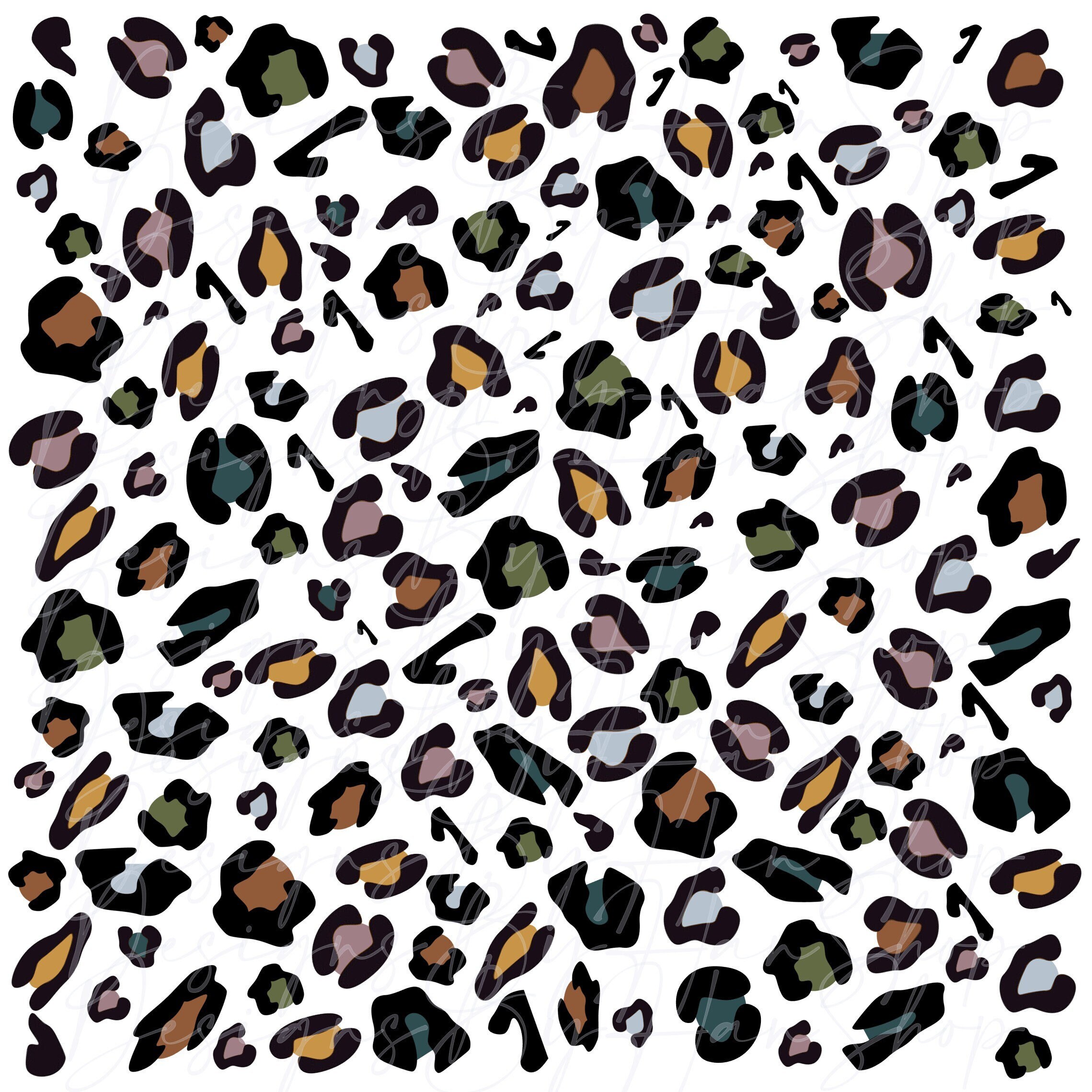 Trendy Cheetah Digital Paper PNG Digital Download for - Etsy