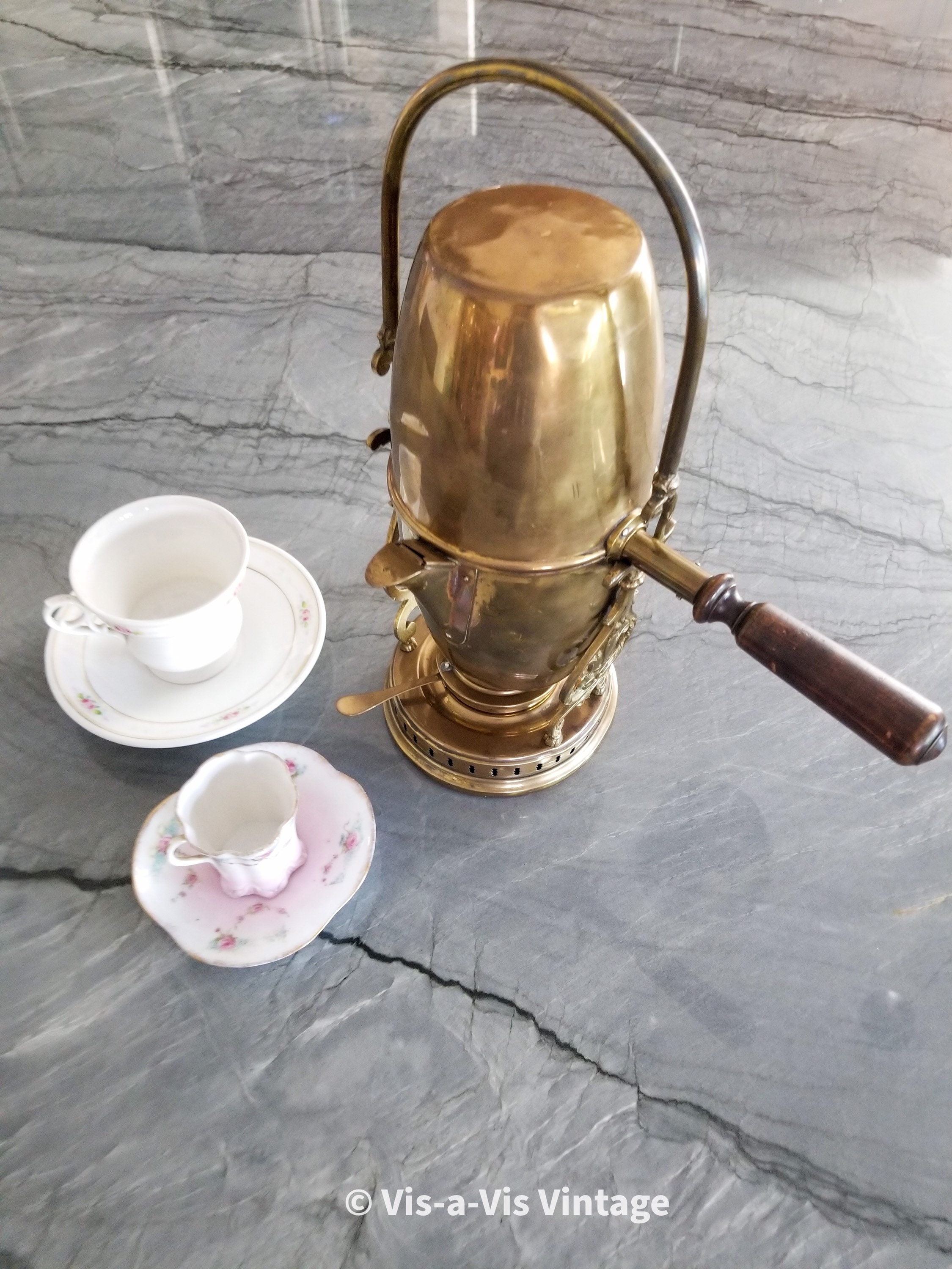 Antique German Brass Coffee Maker Potsdam Heater Boiler - Etsy