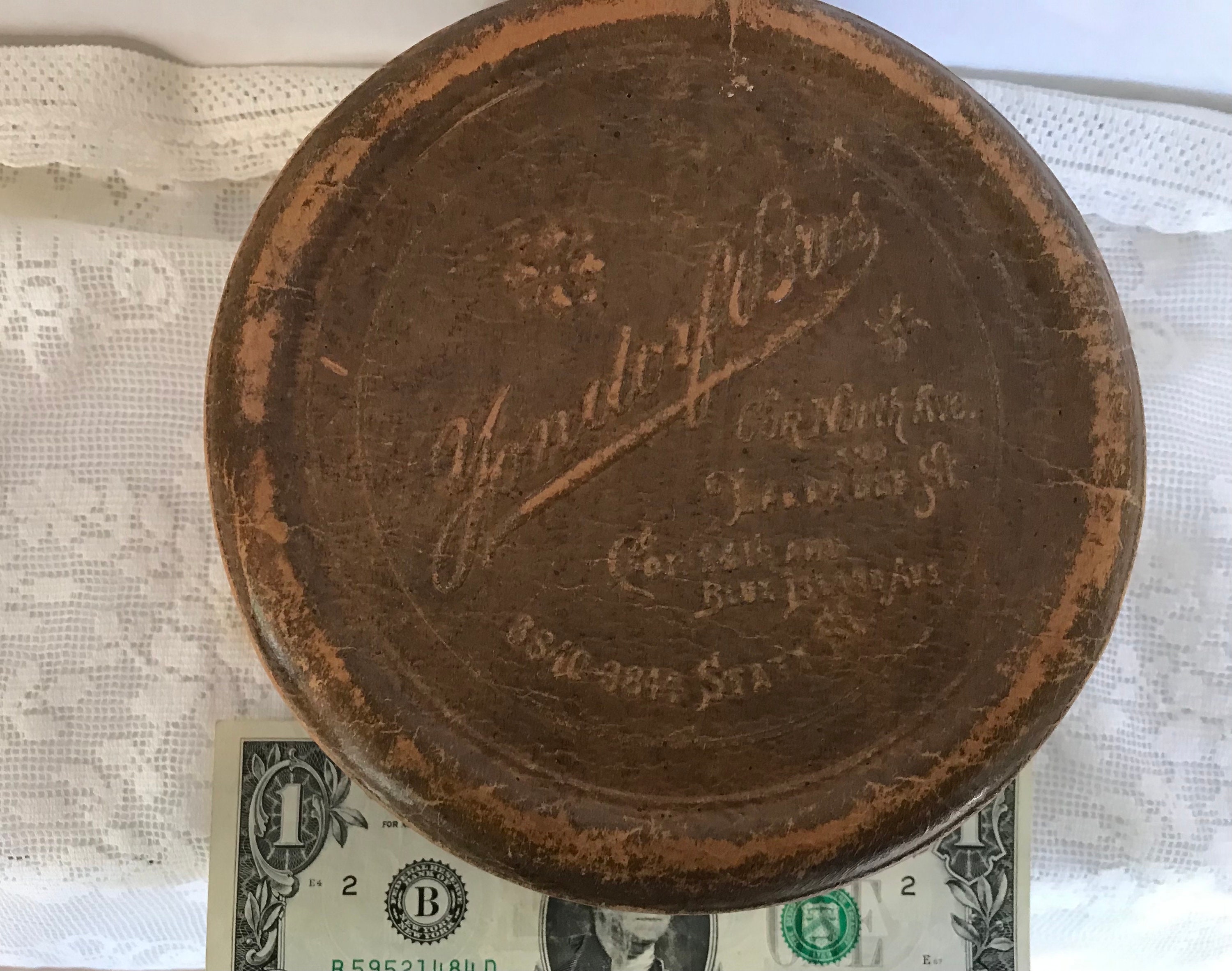 Antique Victorian Embossed Molded Collar Box Chicago. - Etsy