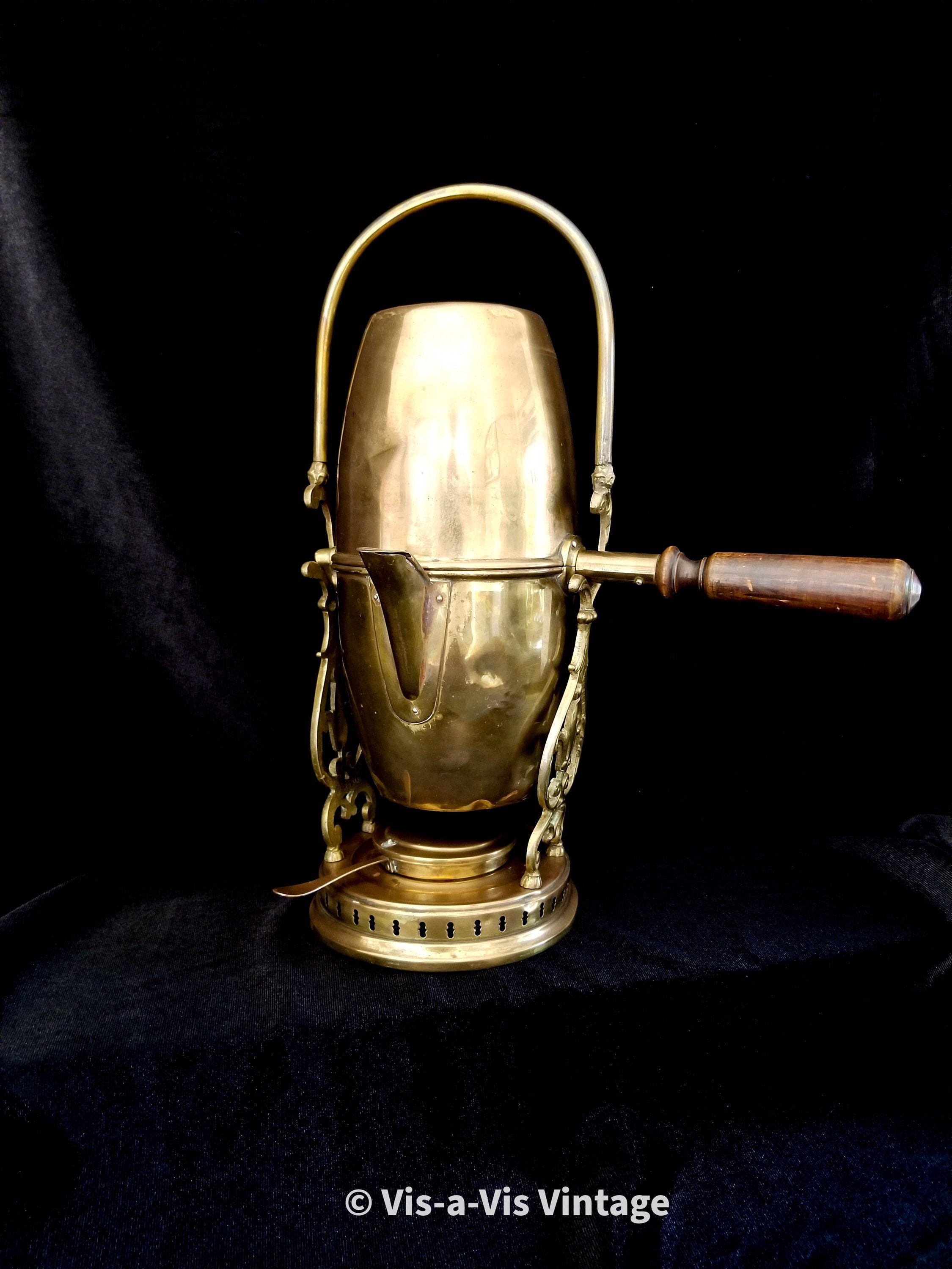 Antique German Brass Coffee Maker Potsdam Heater Boiler - Etsy