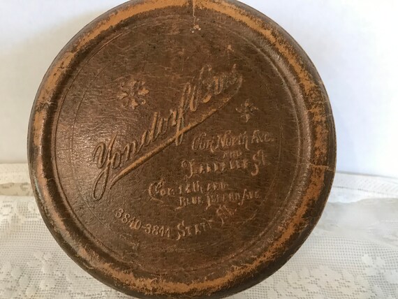 Antique Victorian Embossed Molded Collar Box Chicago | Etsy