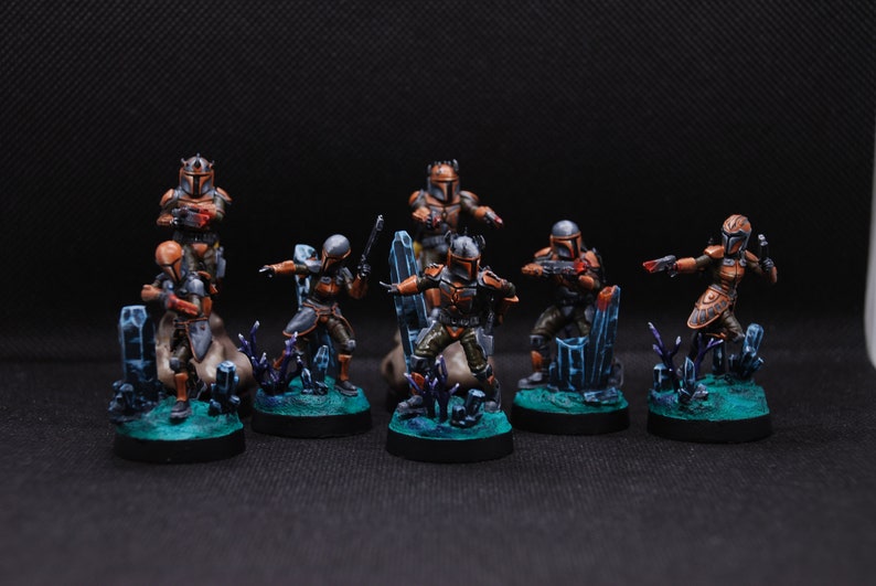 Star Wars Legion - Shadow Collective Mandalorian Super Commandos - Etsy