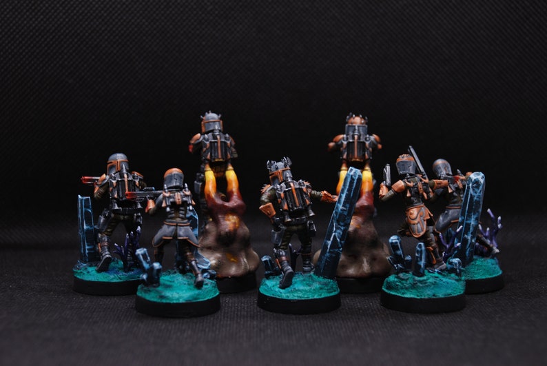 Star Wars Legion Shadow Collective Mandalorian Super Commando's - Etsy ...