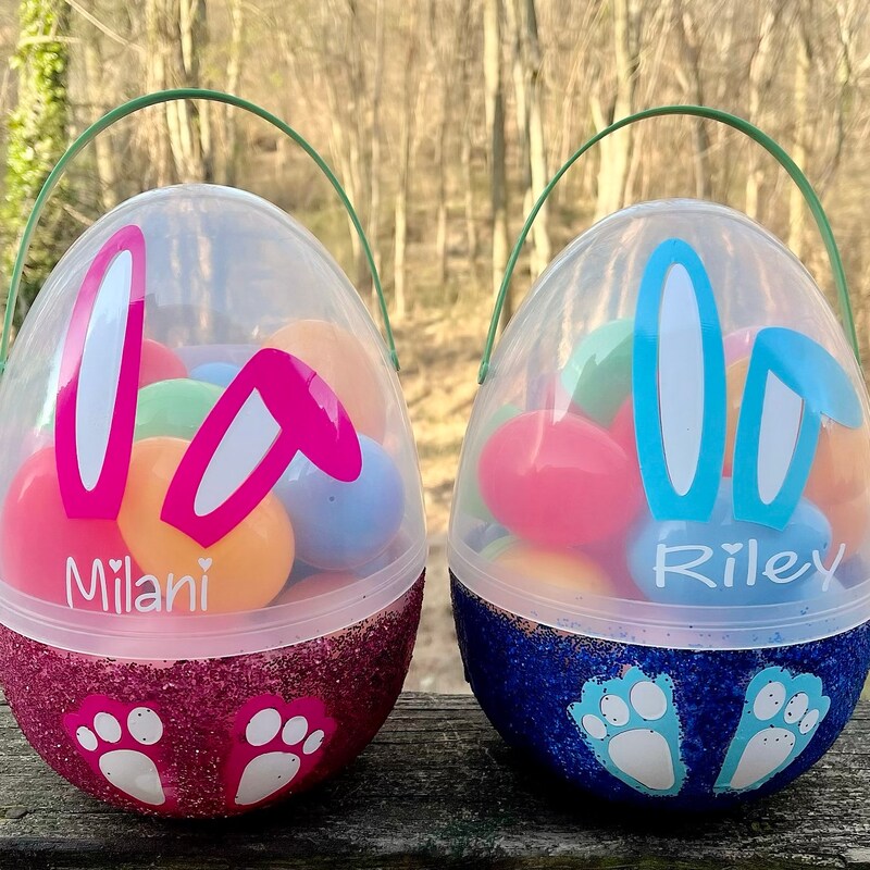 Easter Egg Basket - Etsy