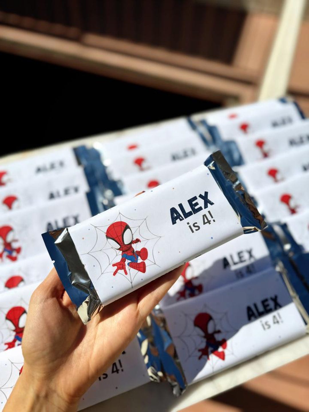 Spider-man Chocolate, Custom,guest Favors/ Frozen/moana,party Favors ...