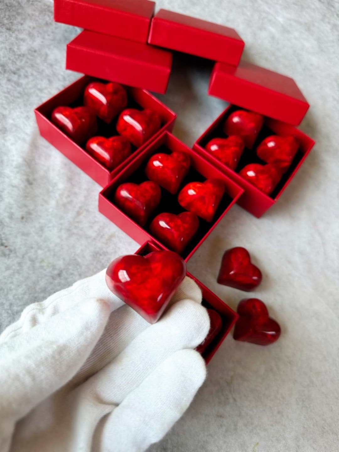 Heart Shaped Chocolate Box | Wedding Favor Chocolates | Luxury Handmade ...
