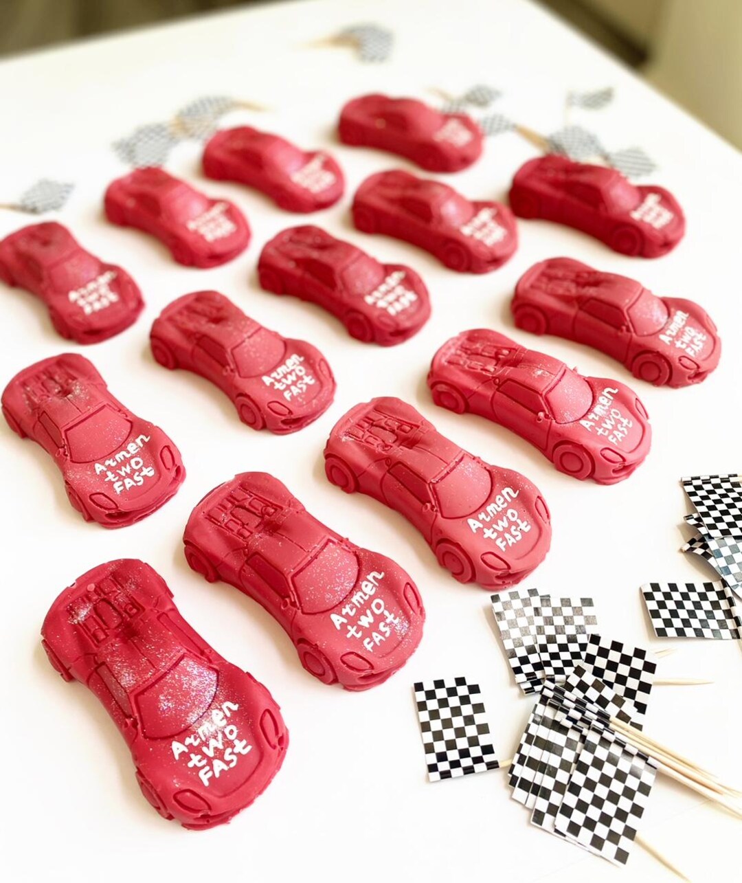 Race Car Chocolate Favors – Custom Car Chocolates – Birthday Party ...