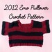 2012 Emo Crochet PDF Pattern 2XS-5XL Made to Measure - Etsy