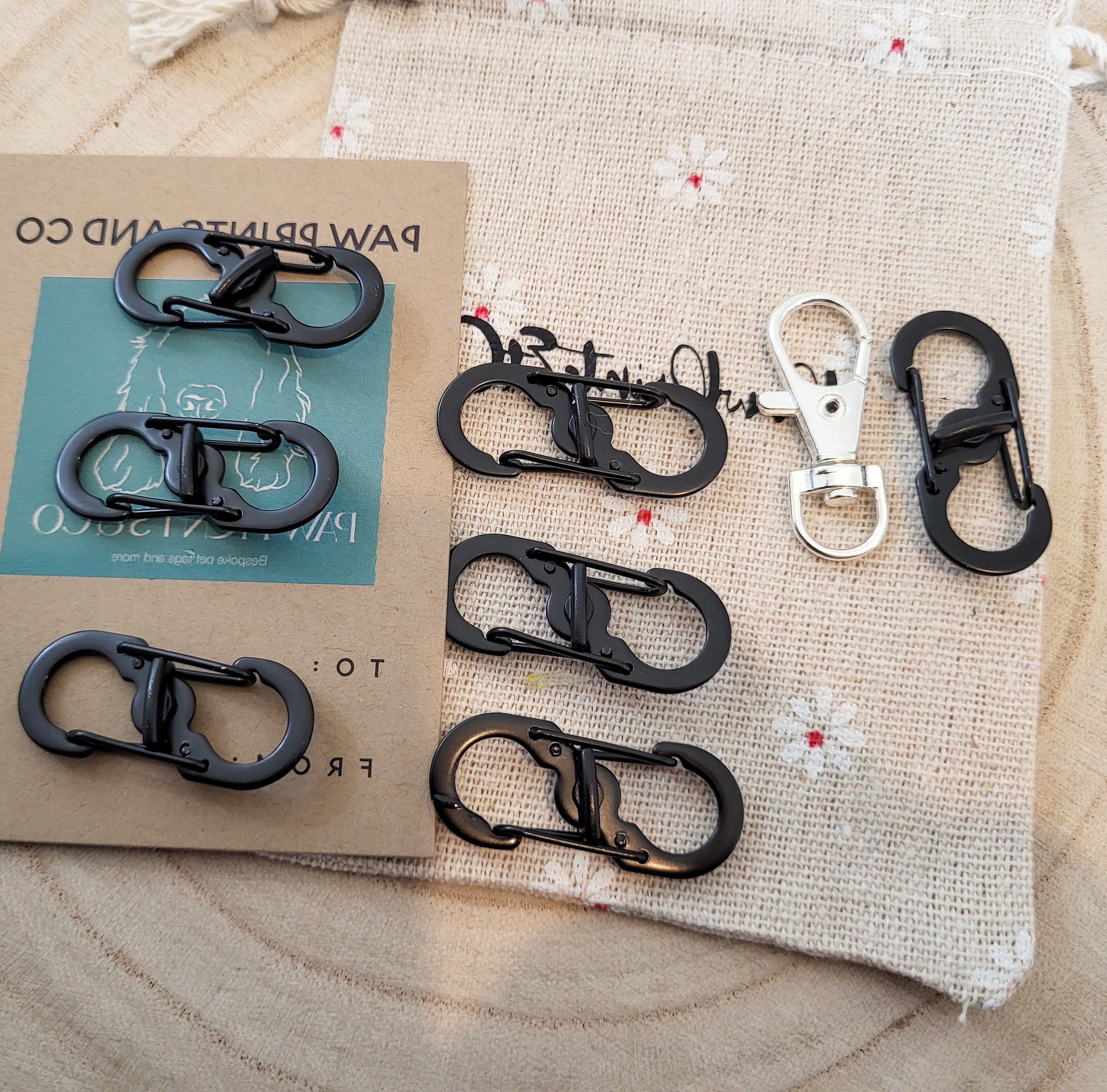 Additional clips / Split rings — Paw Prints and Co