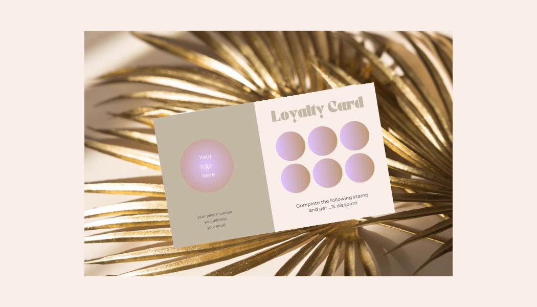 Loyalty Card Template, INSTANT DOWNLOAD, Modern Customer Loyalty Cards ...