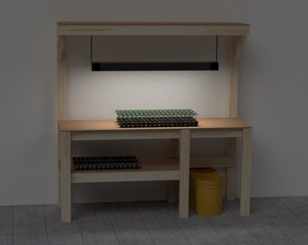 Seedling Grow Bench - Etsy