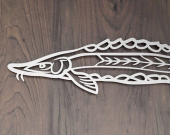 Metal Sturgeon - Etsy