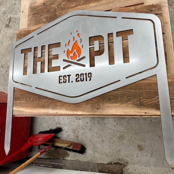 Fire Pit Sign - Etsy