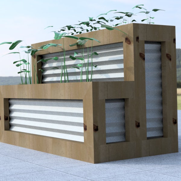 Raised Planter - Etsy
