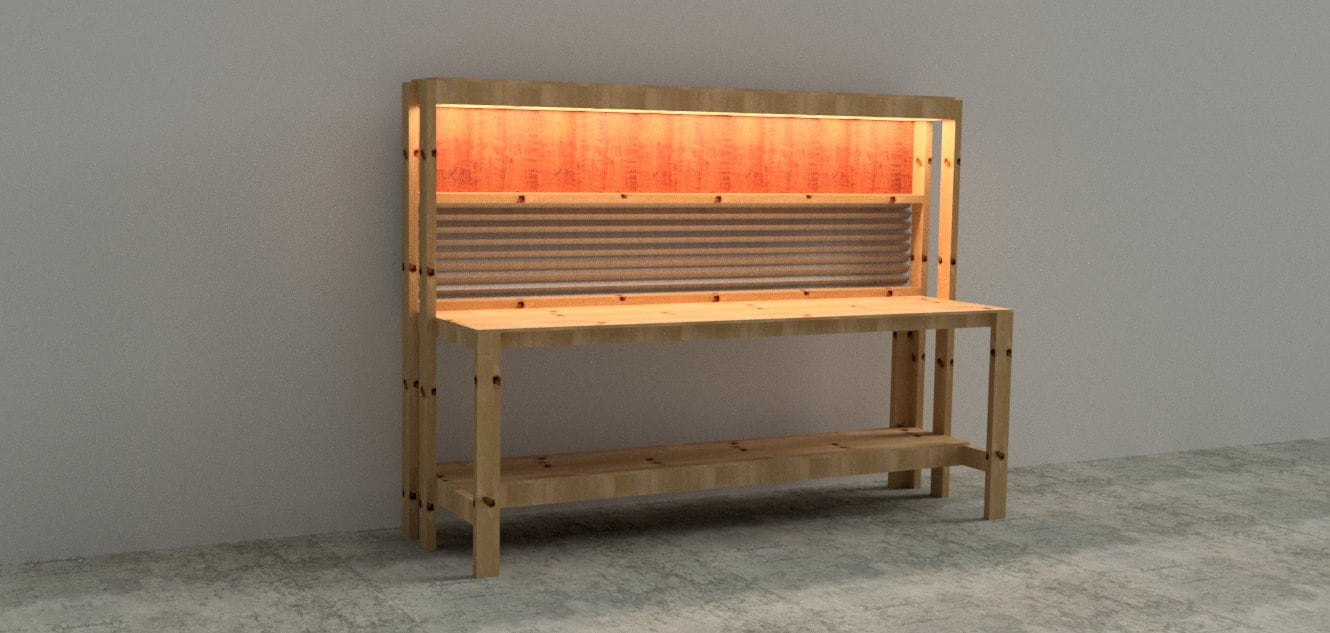 DIY 8-foot Work Bench Build Plans Digital PDF Garage Bench - Etsy Australia