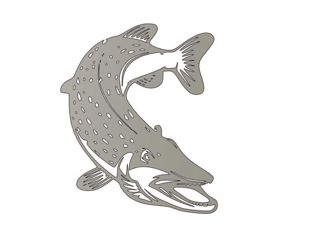 Northern Pike DXF Plasma Cut File CAD File Download Digital - Etsy