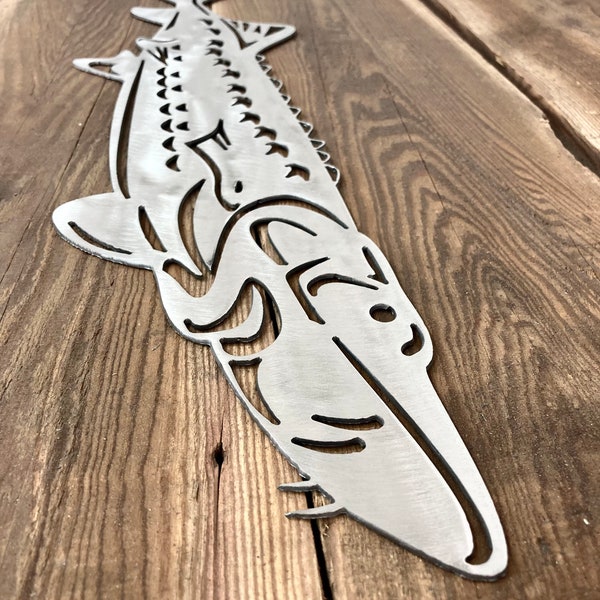Sturgeon Metal Art - Etsy