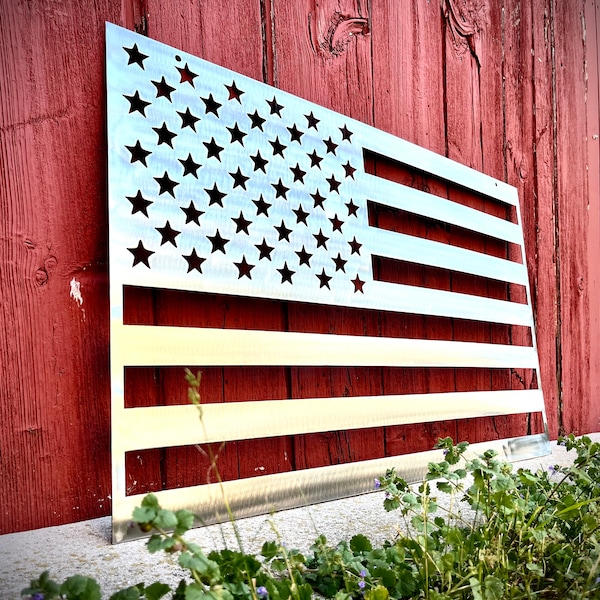 Metal American Flag - Etsy
