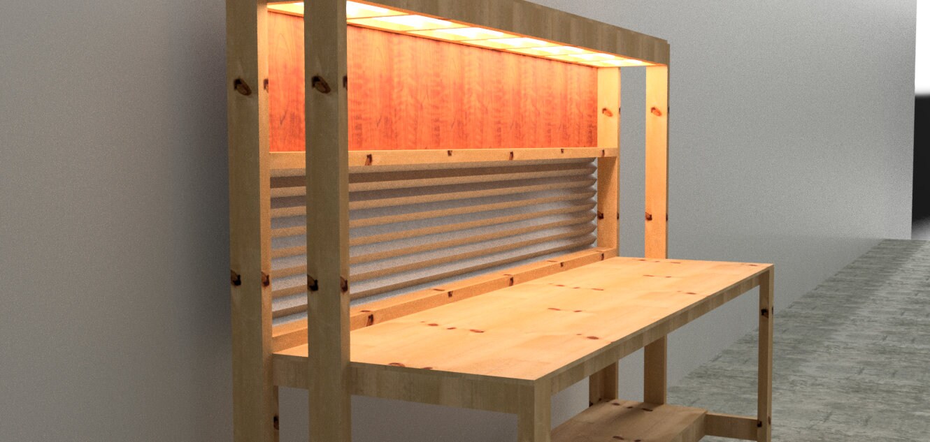 DIY 8-foot Work Bench Build Plans Digital PDF Garage Bench - Etsy Australia