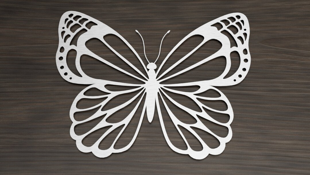 Steel Monarch Butterfly Metal Garden Butterfly Garden Décor - Etsy