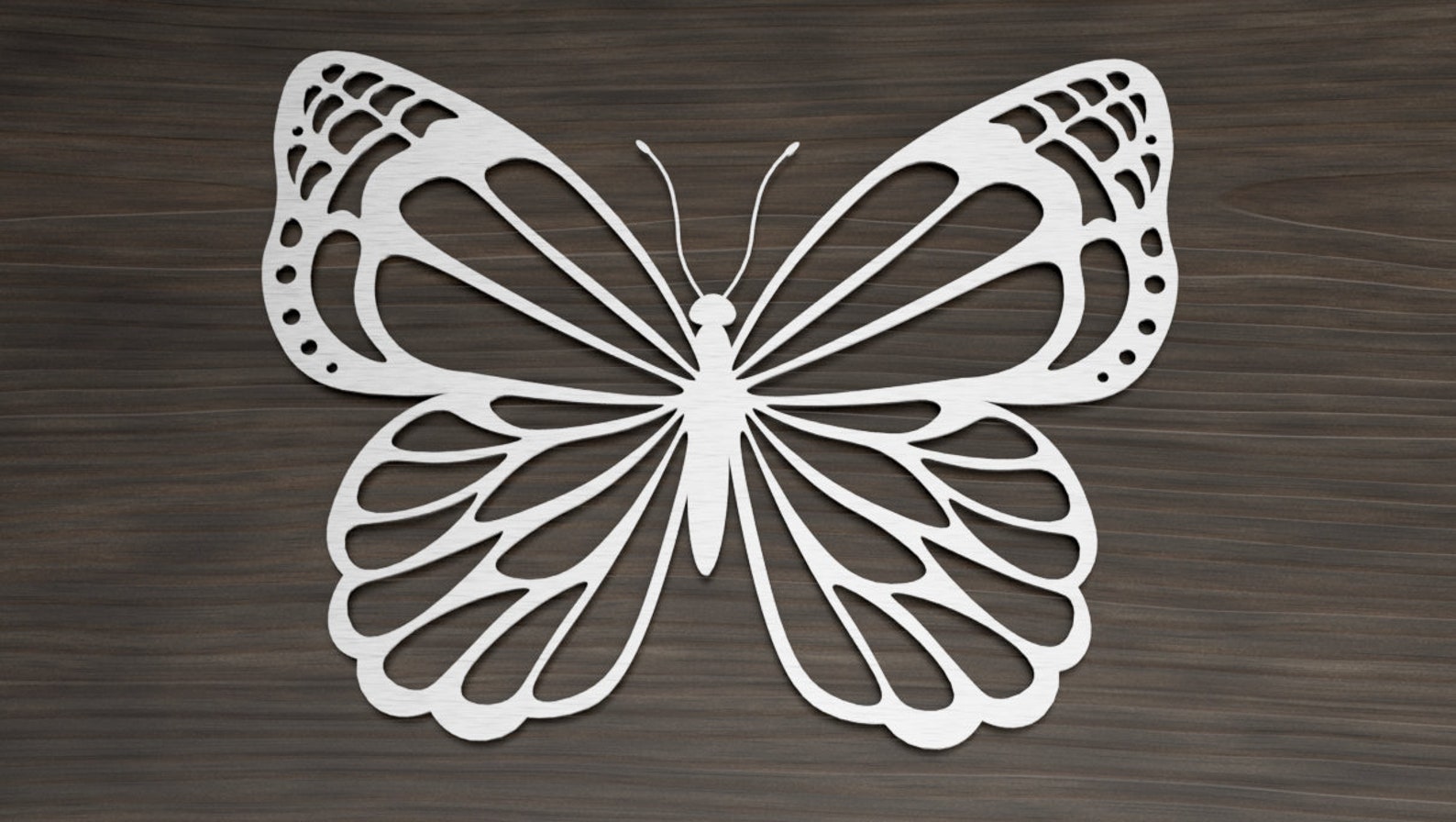 Steel Monarch Butterfly Metal Garden Butterfly Garden Décor - Etsy