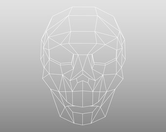 Skull, Papercraft, 3D Paper Model, Animal, Zoo, Paper Craft, Template ...