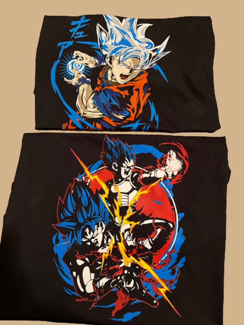 Goku and Vegeta Shirt Goku Shirt Dragon Ball Z Shirt Dragon - Etsy