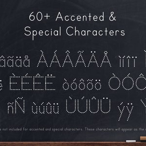 Teaching Print - Letter Tracing Font - Dotted Letters for School Kids ...