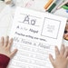 Teaching Print - Letter Tracing Font - Dotted Letters for School Kids ...