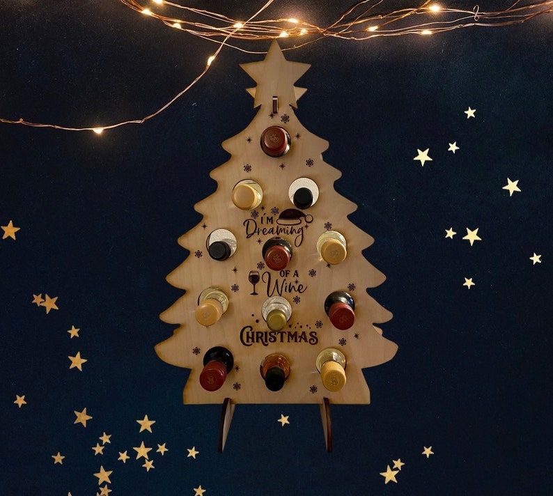 12 Days of Christmas Wine Tipsy Tree - SVG - Digital File - Glowforge ...