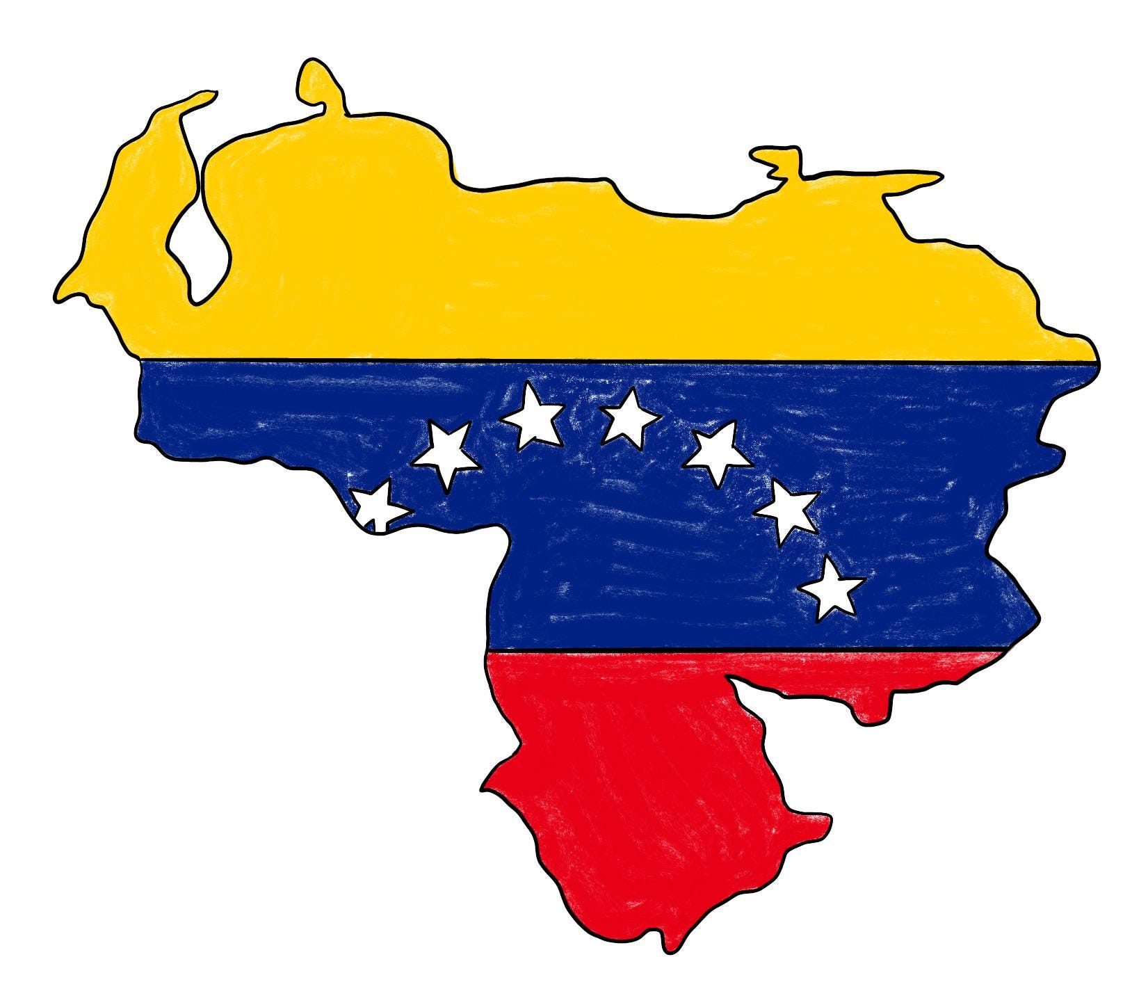 Venezuelan Map Flag Pan Logo Decal Sticker - High-quality Vinyl for ...