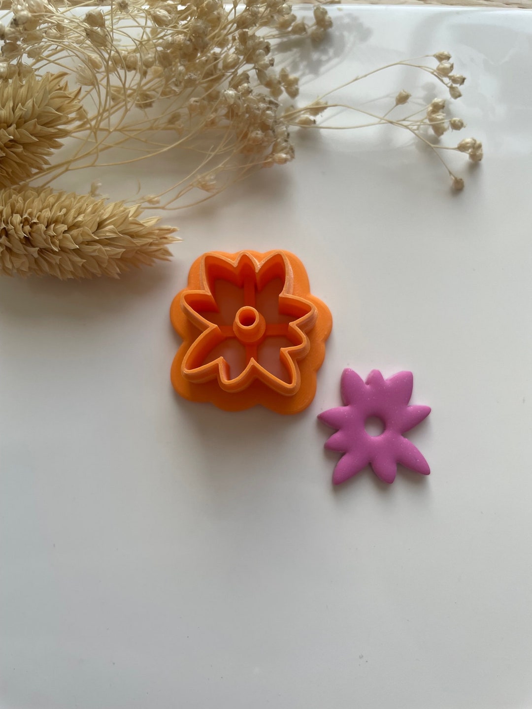 Pointed Flower Cookie Cutter / Polymer Clay Cookie Cutter / Clay Cutter ...
